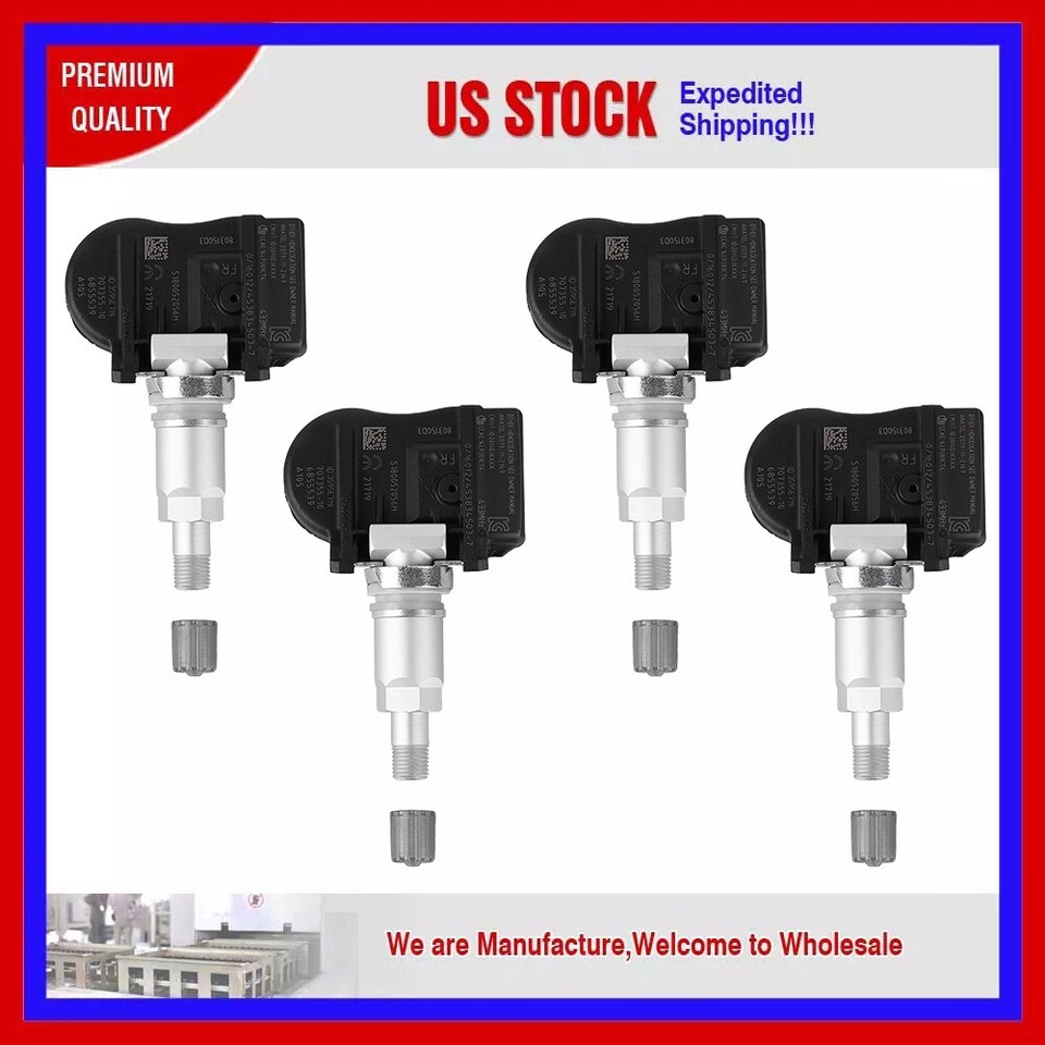 4pc Tire Pressure Monitor Sensor TPMS for BMW 328i 335i 340i 428i ...