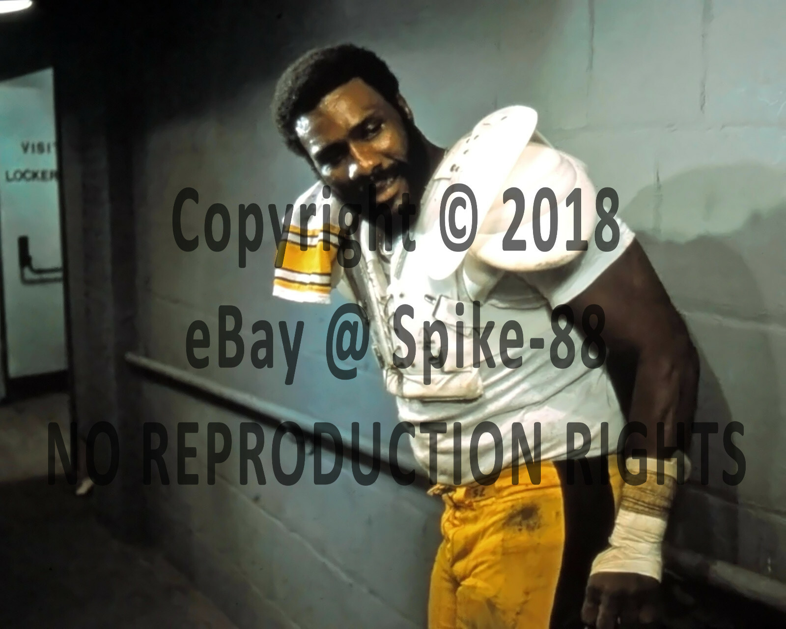 MEAN JOE GREEN PITTSBURGH STEELERS ICONIC PHOTO FROM 1979 COKE ...