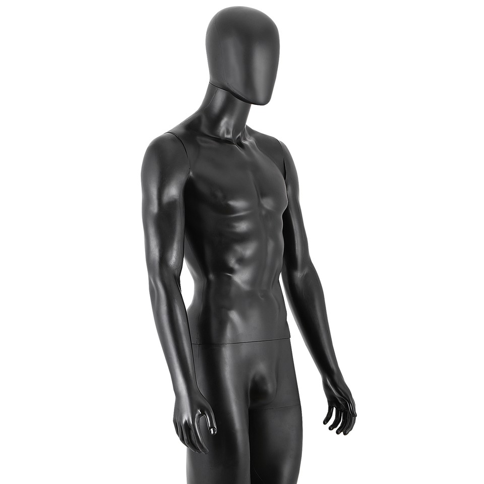73'' High Full Body Male Mannequin with Metal Base Adjustable Mannequin ...