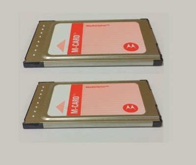 2x Motorola M-Card Cablecard Multi Stream Cable Mcard & TIVO 514517-012 ...
