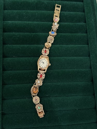 Avon gold tone vintage slider charm watch | eBay