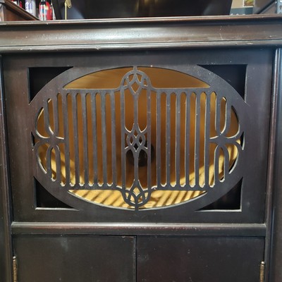 PART Brunswick Model 117 Ultona Mahogany Grille Phonograph Console ...