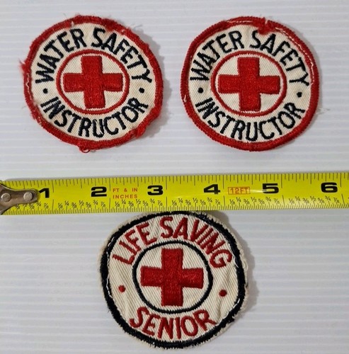 Vintage Lifeguard Badges - Water Safety Instructor Life Saving Senior ...