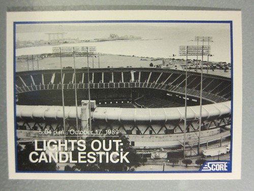 1990 Score #701 Candlestick / San Francisco Earthquake | eBay