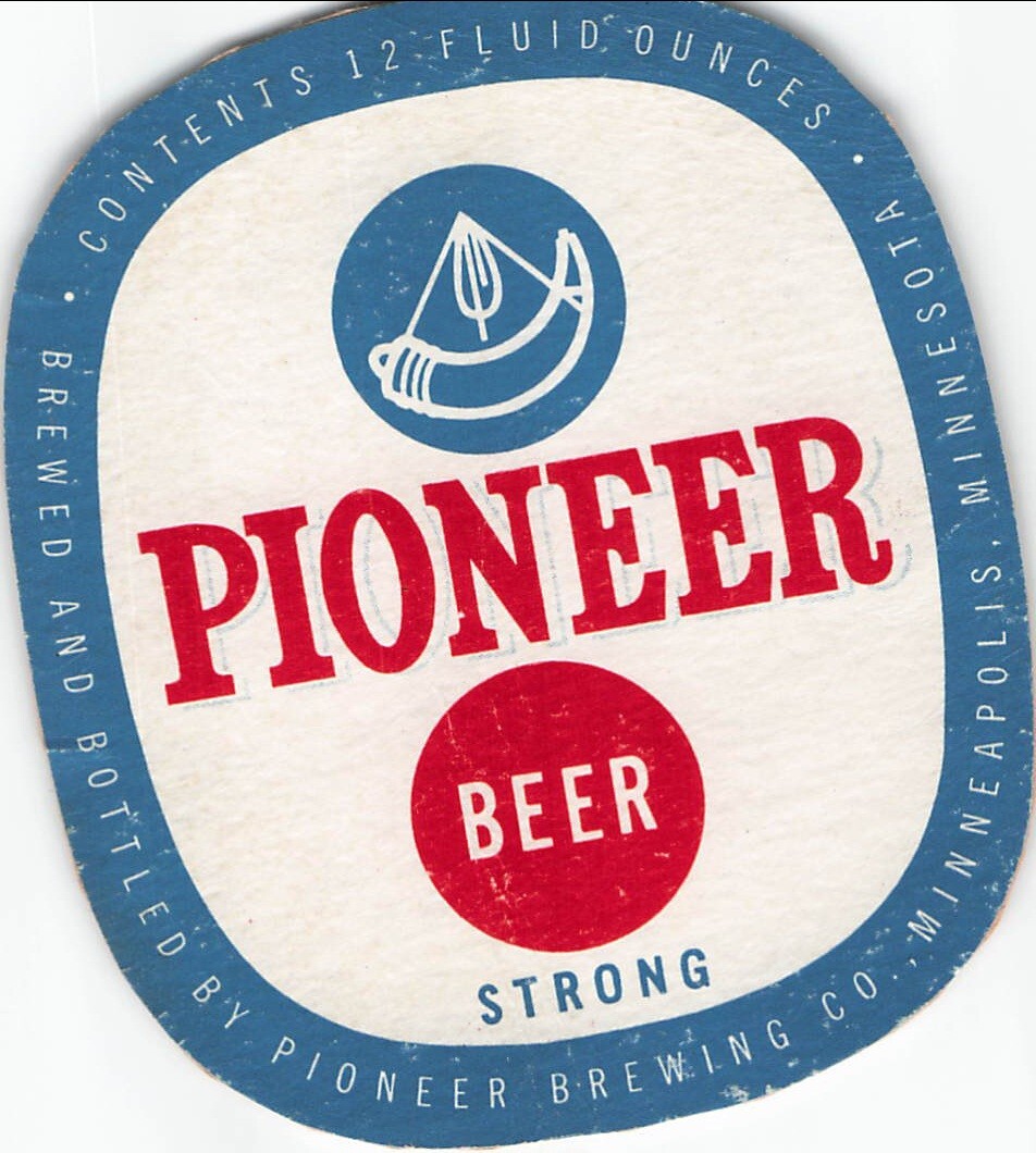 Pioneer Beer Original Vintage Beer Label 1960s Pioneer Brewing Co ...