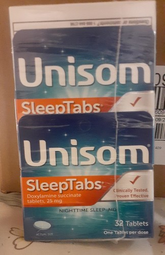 Unisom Night Time Sleep Aid 32 tabs by Unisom EXP 09/2024 885143866481 ...
