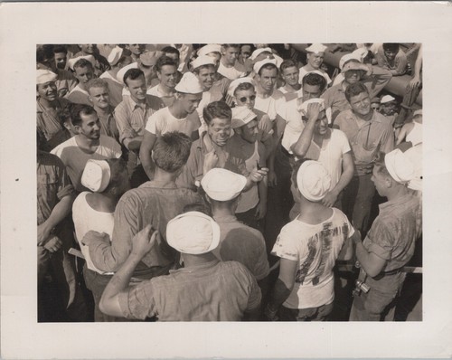 WW2 USS Gen. Freeman 1945 Johnny Colianni Boxer Sailors Ship - Original ...