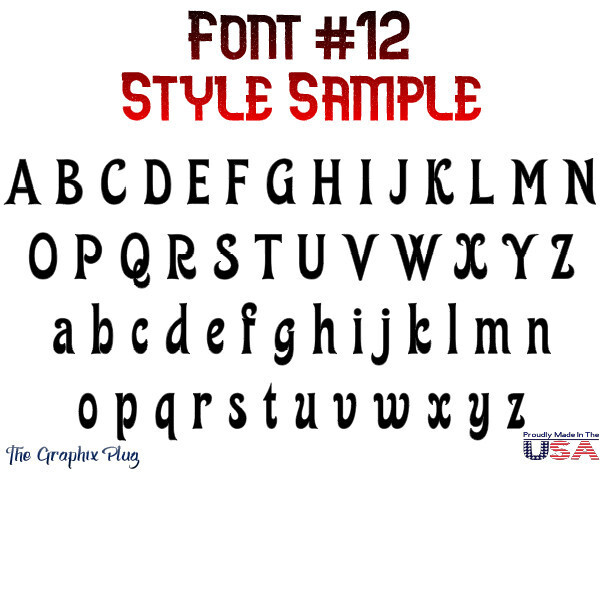 Custom Personalized Vinyl Lettering Name Decal Sticker Car Window ...