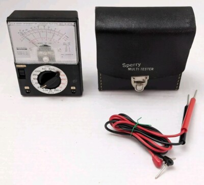 Sperry Multi Tester Analog Multi Meter Model SP-140 with Case & Leads ...