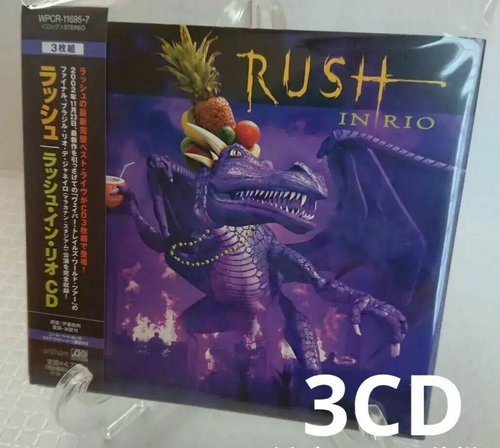 RUSH IN RIO 3CD Set Japan version Paper jacket specifications | eBay ...