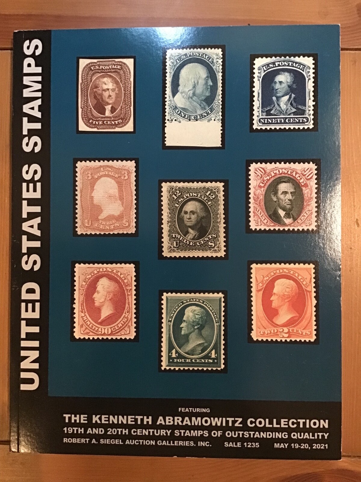 Siegel Sale 1235 US Stamps Kenneth Abramowitz Collection of Outstanding ...