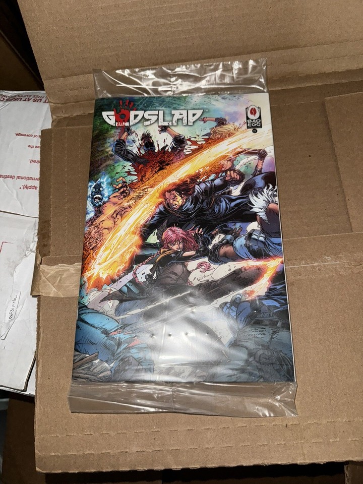 Godslap #3 Cover C Variant Bad Egg Publishing Polybagged Comic Limited ...