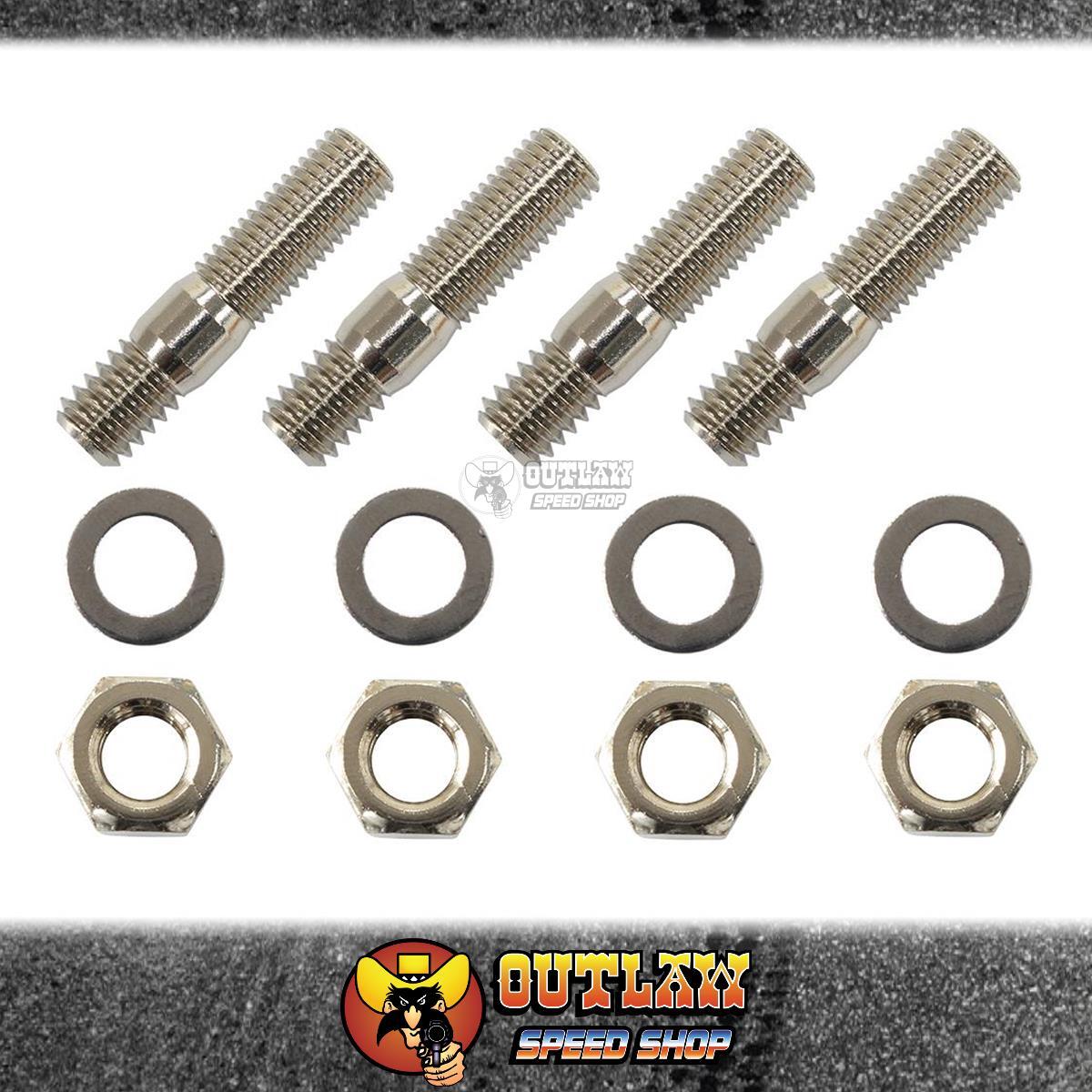 AEROFLOW CARB STUD KIT CHROME - 1 3/8" / 35MM OVERALL LENGTH - AF55-1008 | eBay