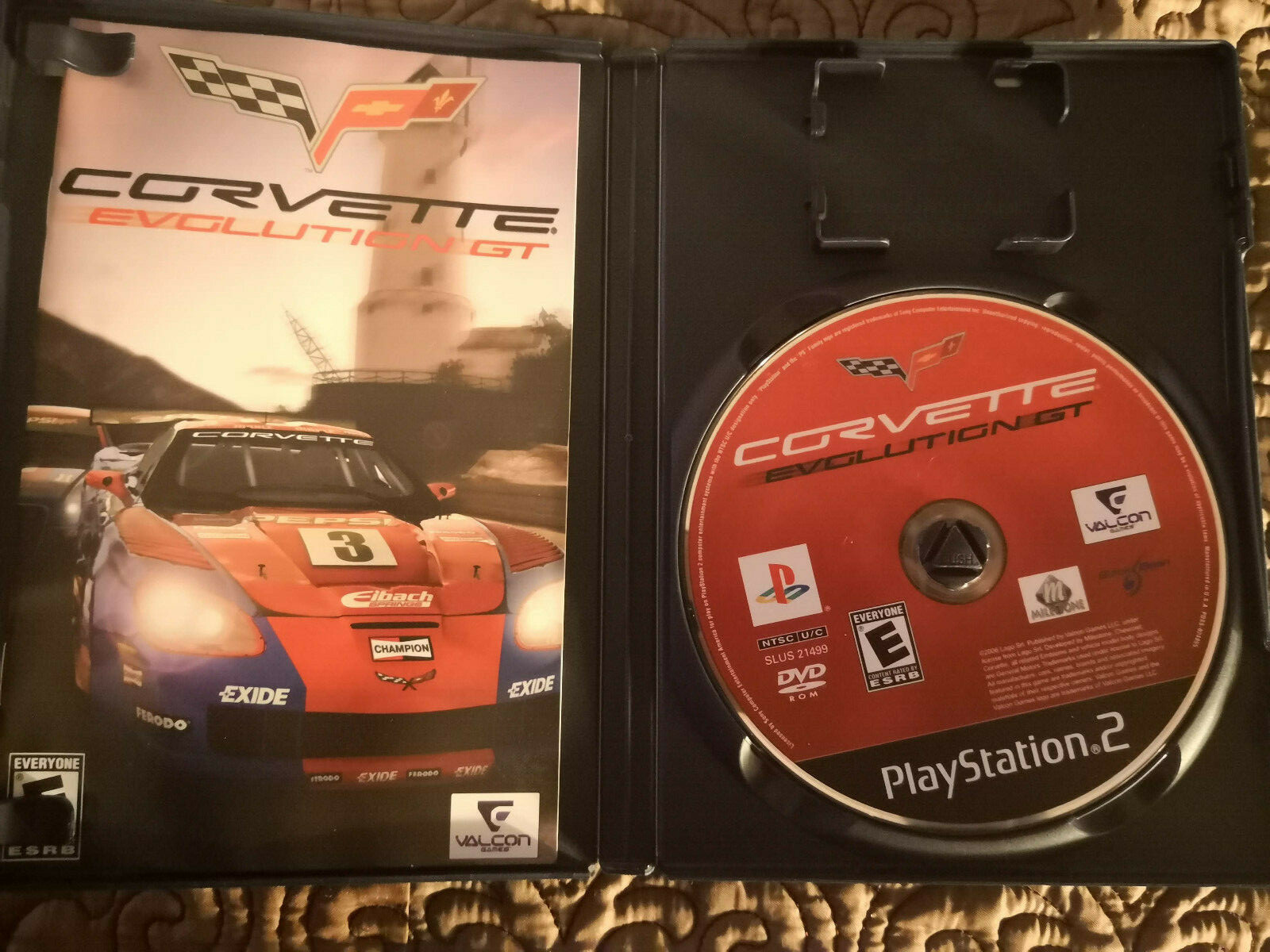 CORVETTE GAME Evolution GT - CIB w/ Case & Booklet SONY PLAYSTATION2 ...