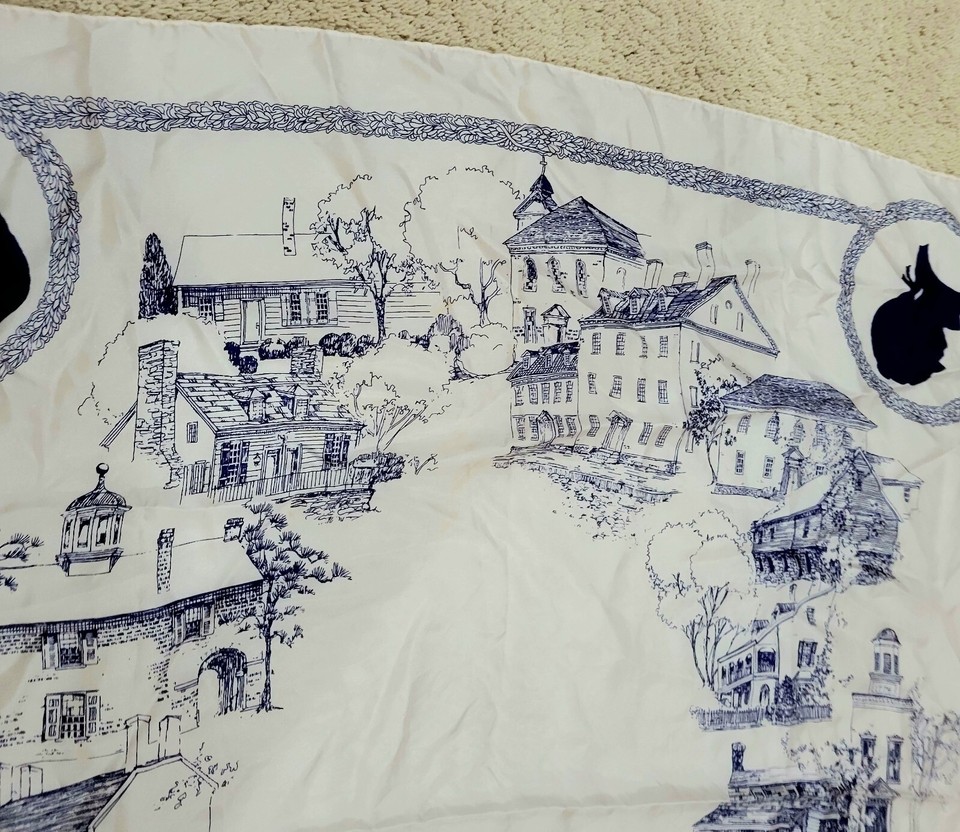 Bicentennial Silk Scarf for John Alexander Chapter NSDAR Baar & Beards ...