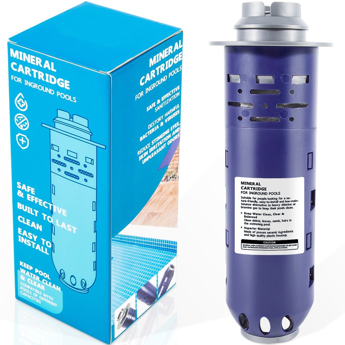 Pool Filter Balls Nature2 DuoClear Mineral Cartridge - Pool Sanitizer ...