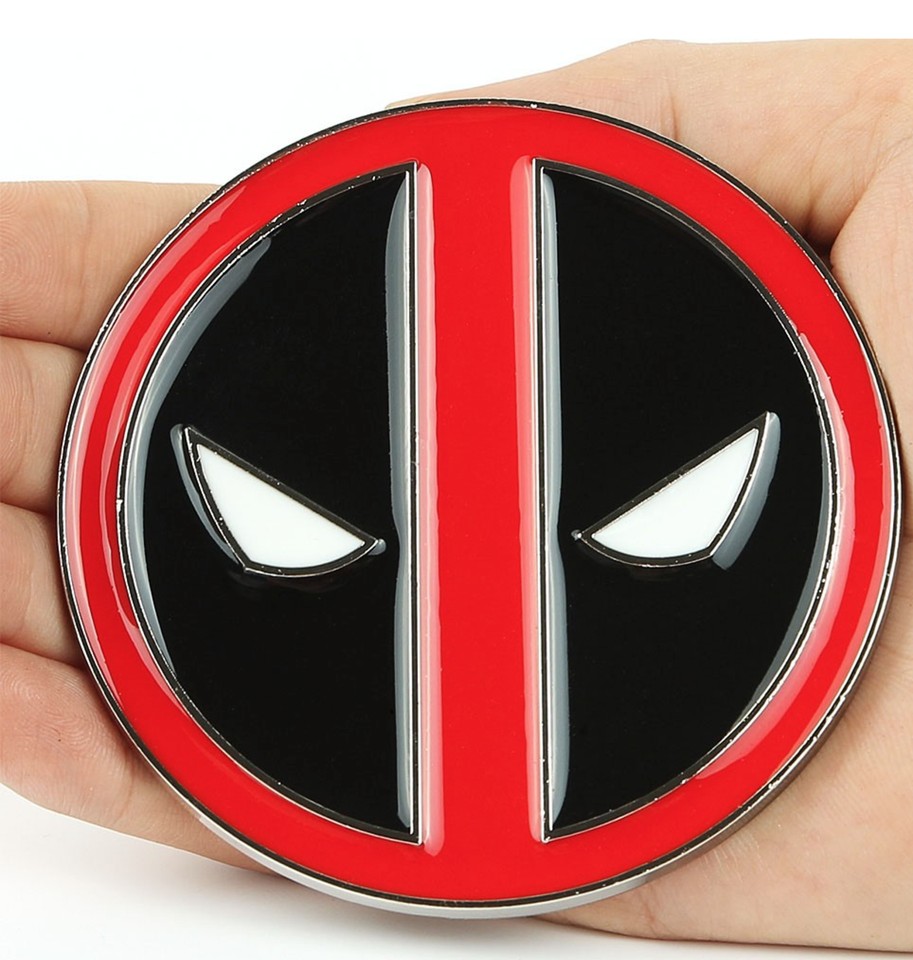Deadpool Belt Buckle Superhero Belts Dawn of Justice Batman Stylish New ...