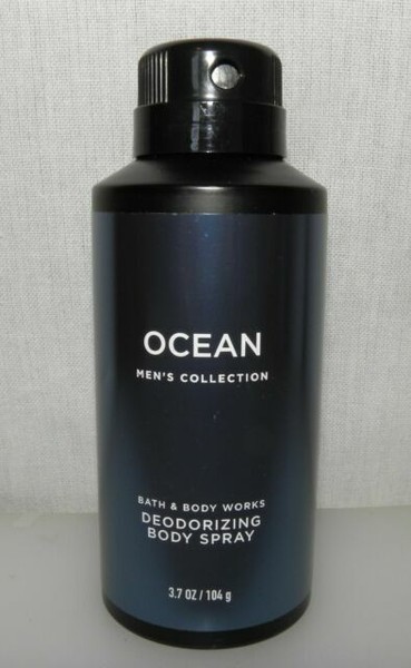 3 Bath & Body Works Ocean Men's Collection Deodorizing Spray Deodorant ...