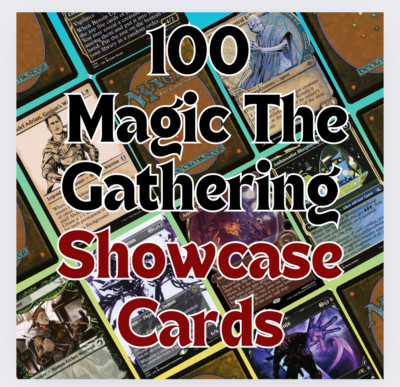 Huge Lot of 100 Showcase Magic Cards - MTG, TCG - Mixed Set Lot | eBay