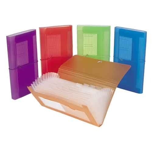 Filexec Check Size Expanding File 13 Pockets Assorted Colors School ...