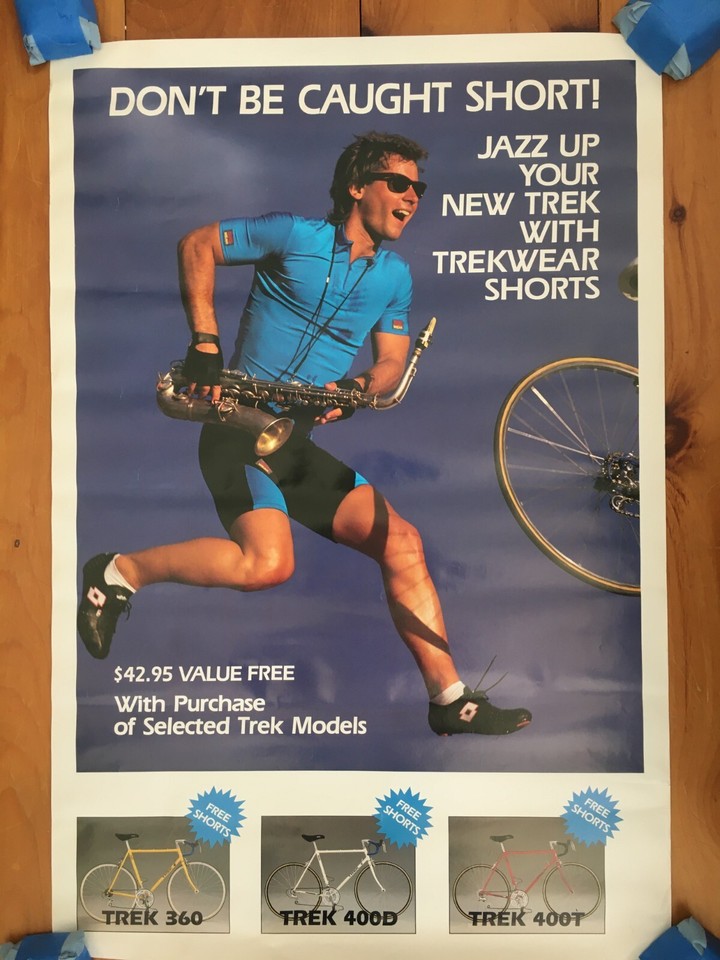 Vintage Original Trek Bicycle Poster | eBay