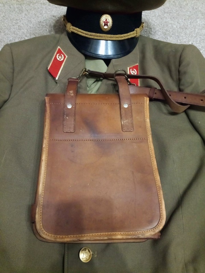 Rare Military Maps Bag Officers Red Army Soviet Leather Bag Maps ...