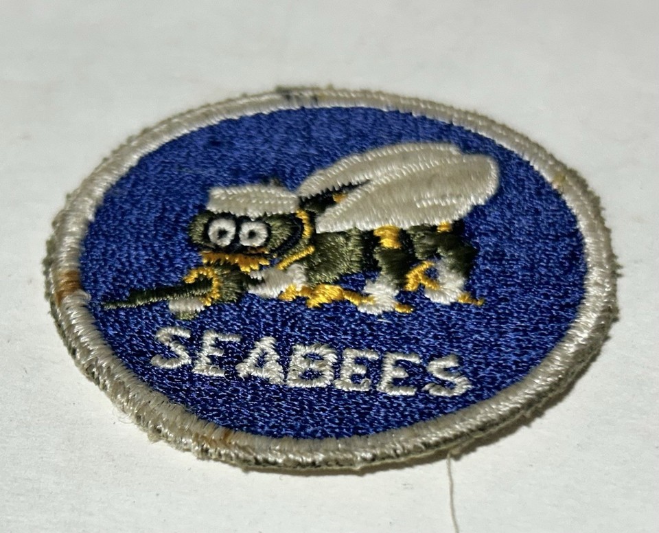 ORIGINAL WWII WW2 US Navy USN Seabees Patch | eBay