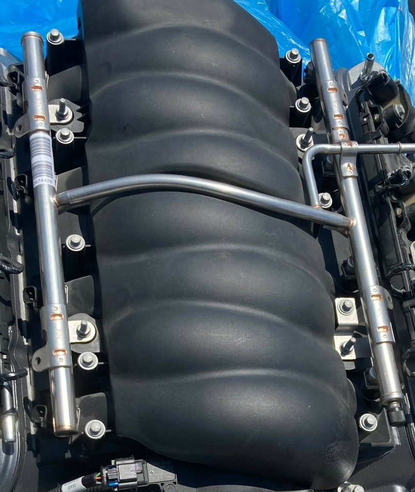 LS3 Engine Fuel Rail Covers Raw 18 Ga. Steel Set Of Two Custom Built ...