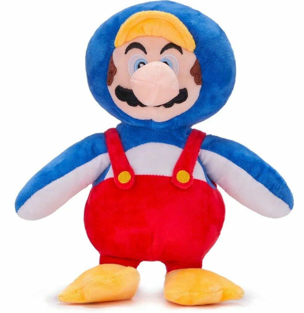 Giant Nintendo Super Mario XLarge 18" Plush Penguin Stuffed Toy Super ...