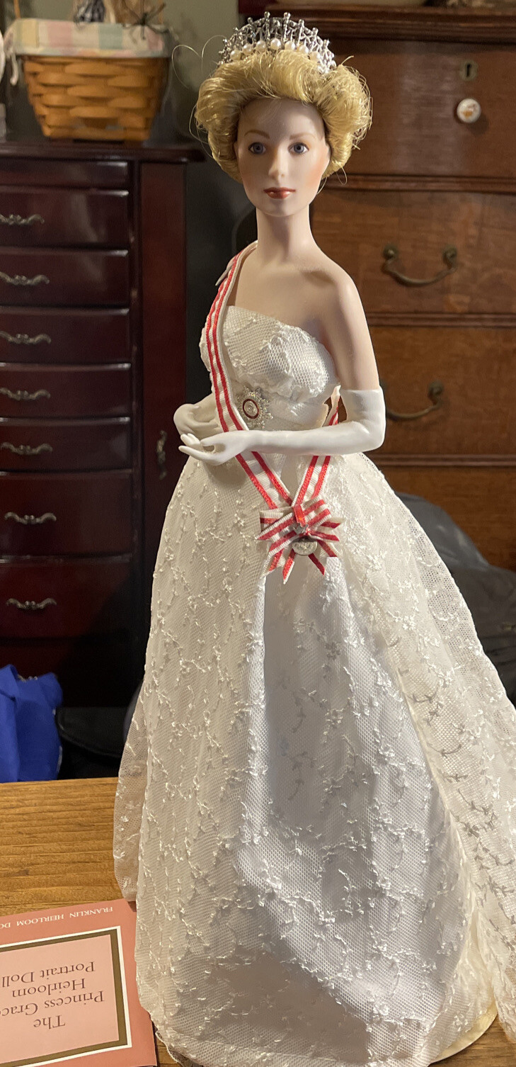 Franklin Mint Heirloom Princess Grace Of Monaco Portrait Doll | eBay