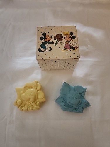 1989 AVON MICKEY & MINNIE IN HOLLYWOOD SOAPS w/ Original Box; Two-2oz ...