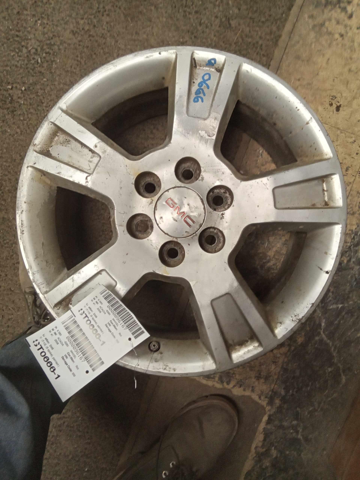 OEM 18 INCH 5 SPOKE PZ3 ALLOY RIM Wheel GMC ACADIA 07 08 | eBay