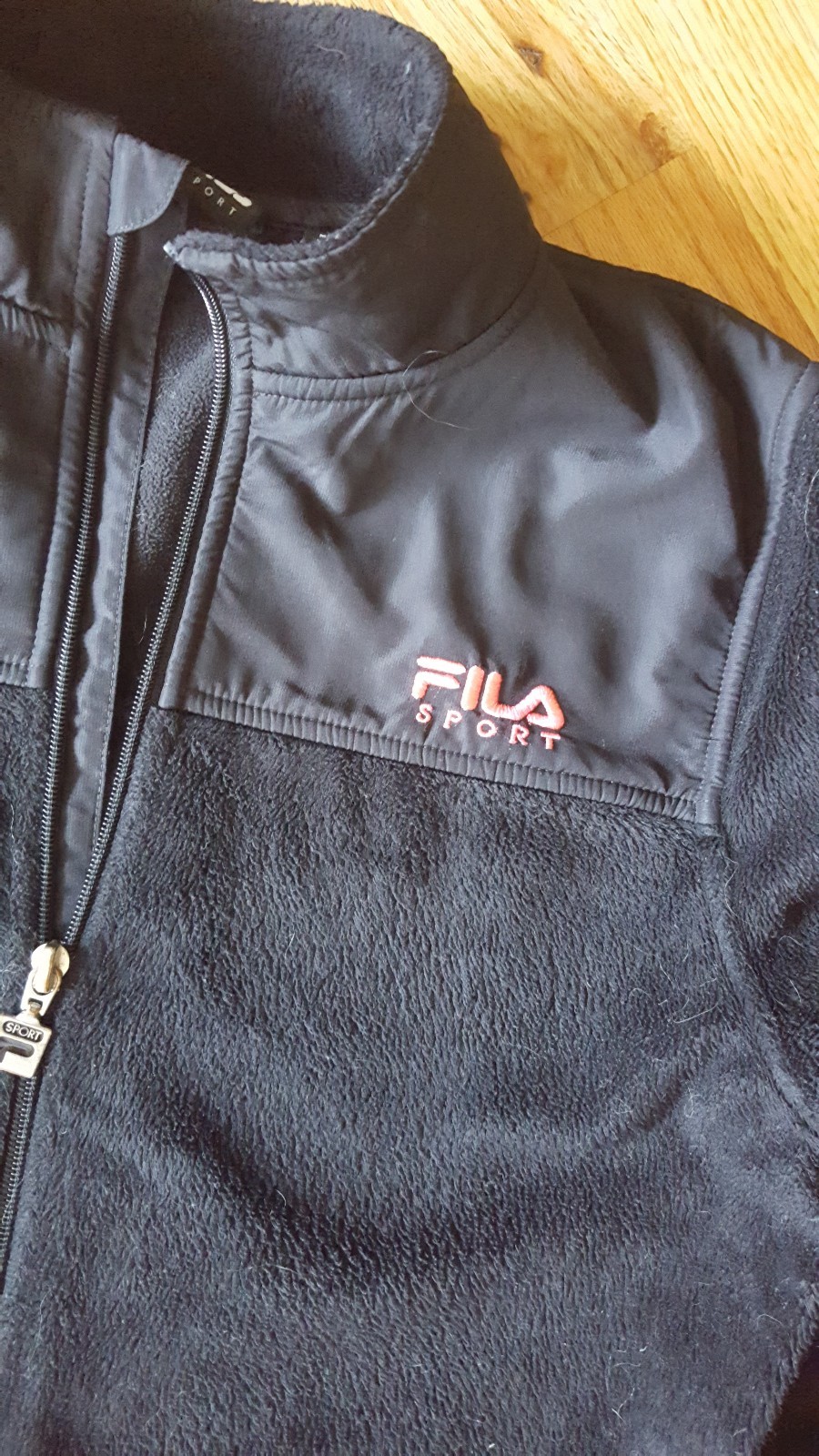 Girls Fila Sport soft fleece shell Jacket Black Size 14-Large EUC | eBay
