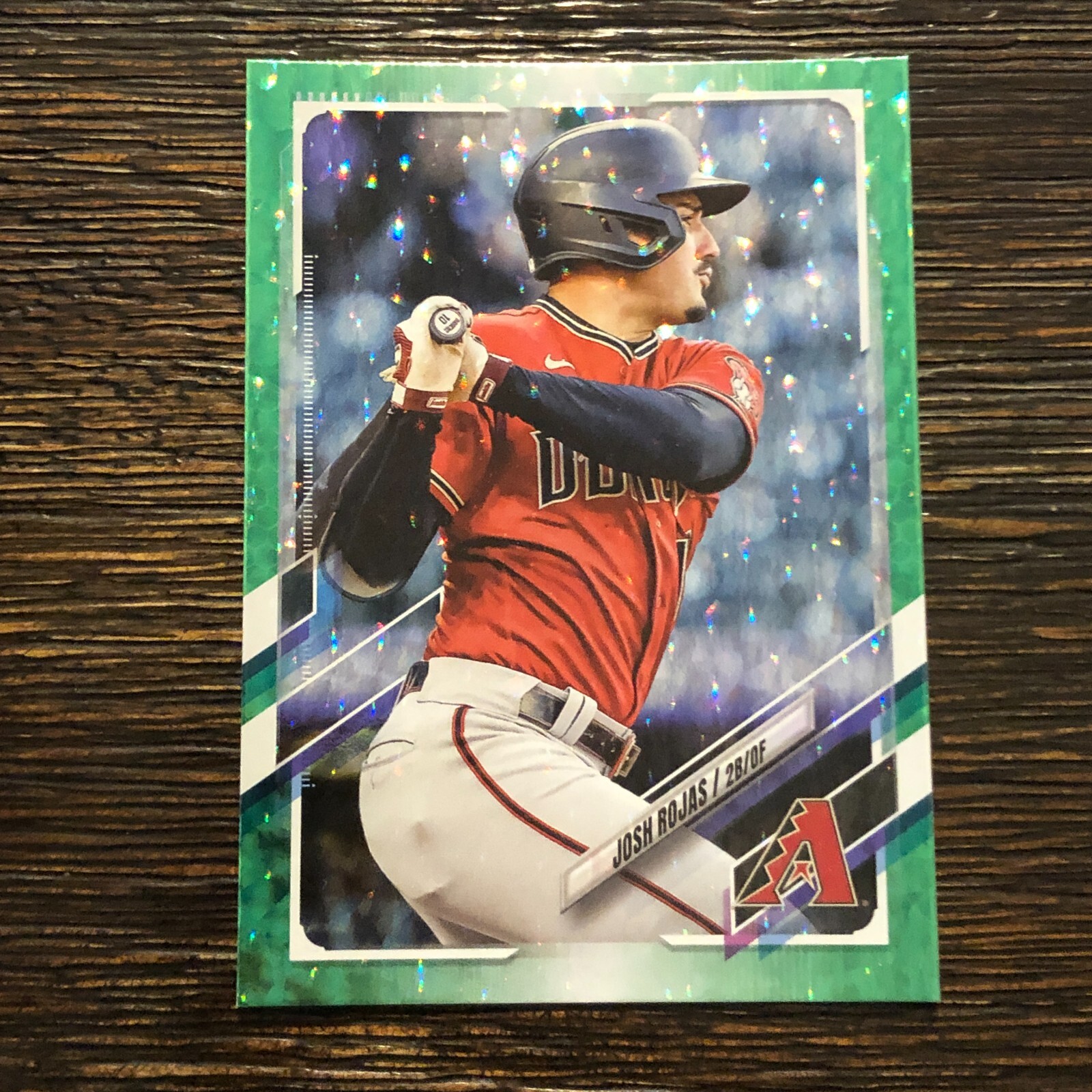 2021 Topps Josh Rojas Card Green Ice Foil /499 Arizona Diamondbacks | eBay