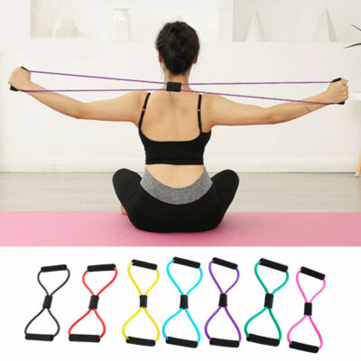 Fitness Rubber Yoga Chest Expander Gym Exercise Pull Stretcher Muscle ...