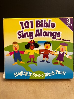 101 Bible Sing alongs 3 CD Set Church Sunday School Kids Music Singing ...