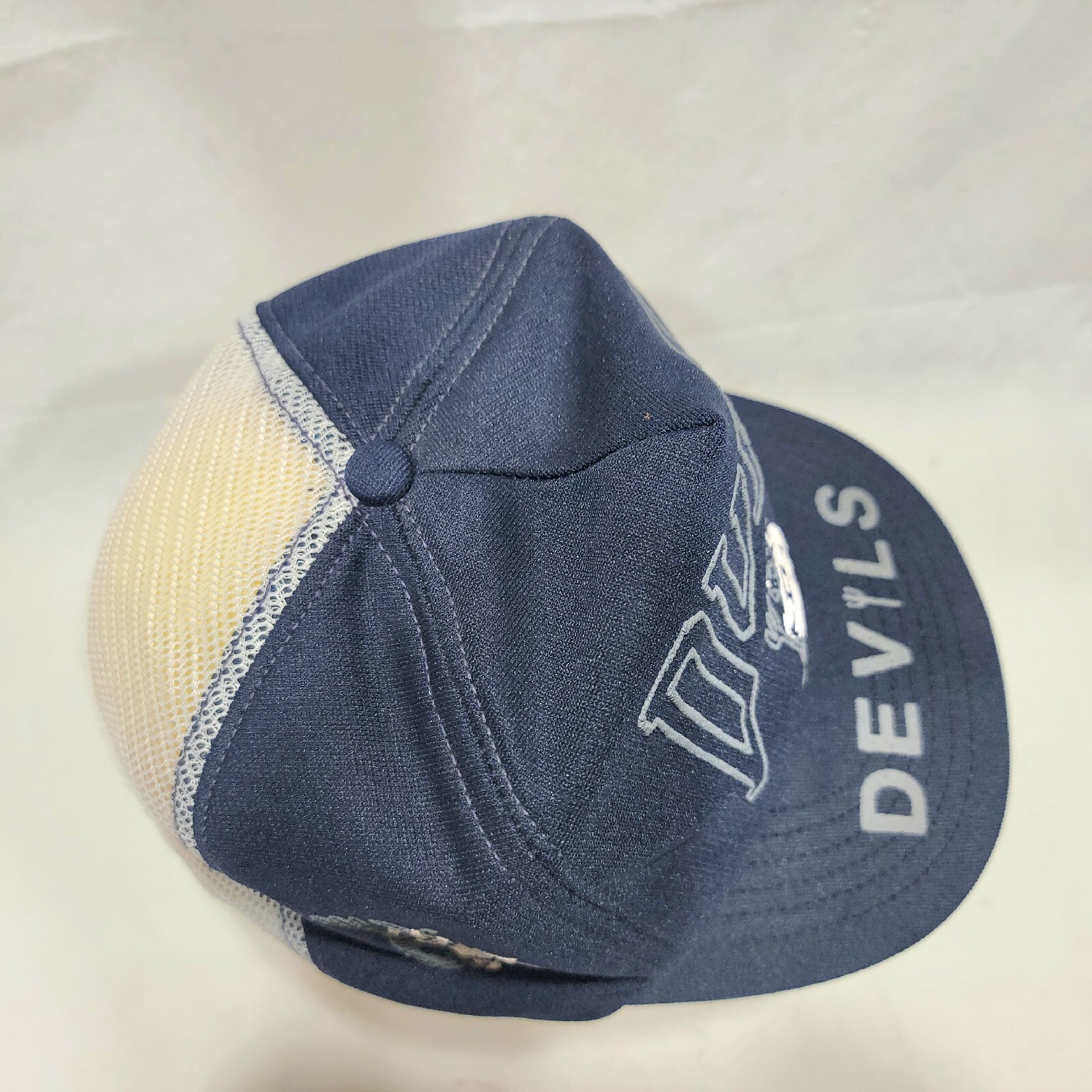 Vintage Blue Devil Baseball Hat Ball Cap Adjustable S… - Gem