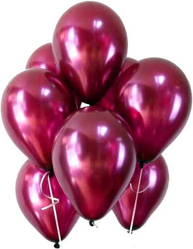 Burgundy Latex Balloons 12 Inches 100 Pack Maroon Balloon for Birthday ...