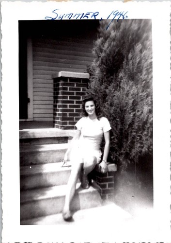 Hot Sensual Woman Sexy Legs Thighs Risqué Snapshot 1946 Vintage Photo ...
