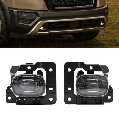 1 Pair For 2023-2024 Nissan Pathfinder LED Fog Lights Front Lamps w ...