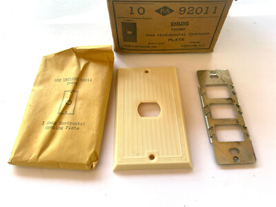Vintage P&S Bakelite Despard Wall Plate - Ivory - NOS | eBay