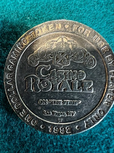 1992 CASINO ROYALE LAS VEGAS 0NE DOLLAR TOKEN | eBay