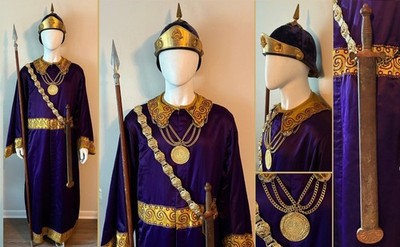 Fraternal Ceremonial Silk Costume Tribe of Ben-Hur Chief Grand Hur ...