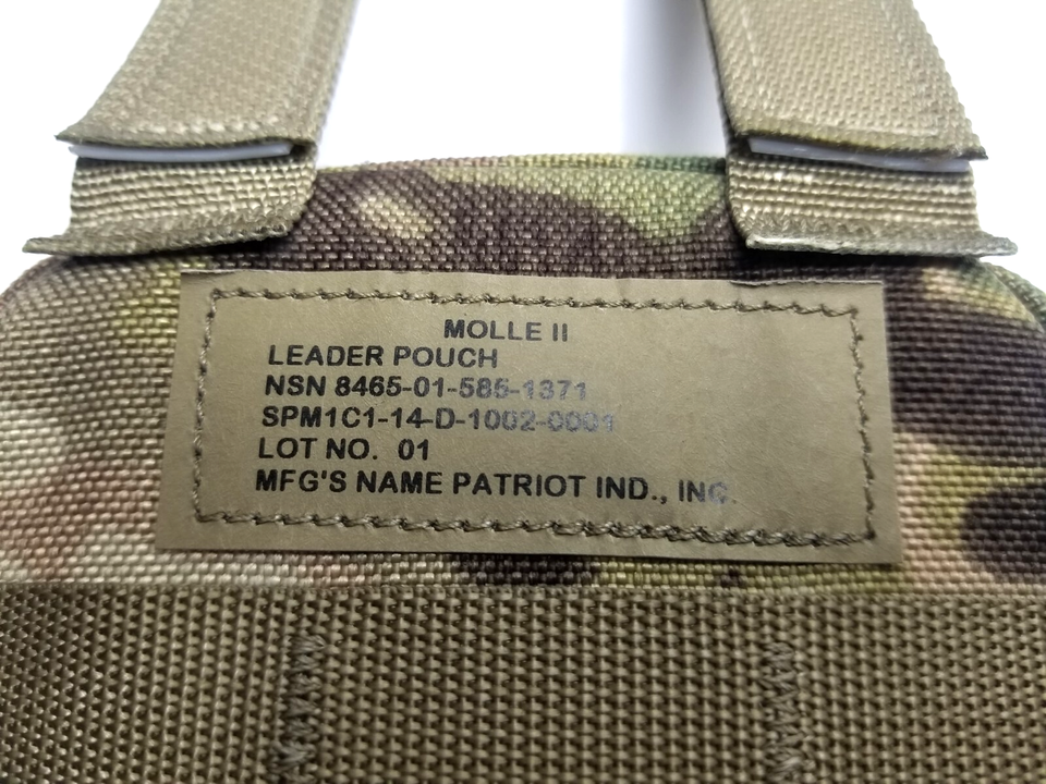 US Military Army MOLLE Leader Admin Pouch Set w/ GPS & Utility Inserts ...