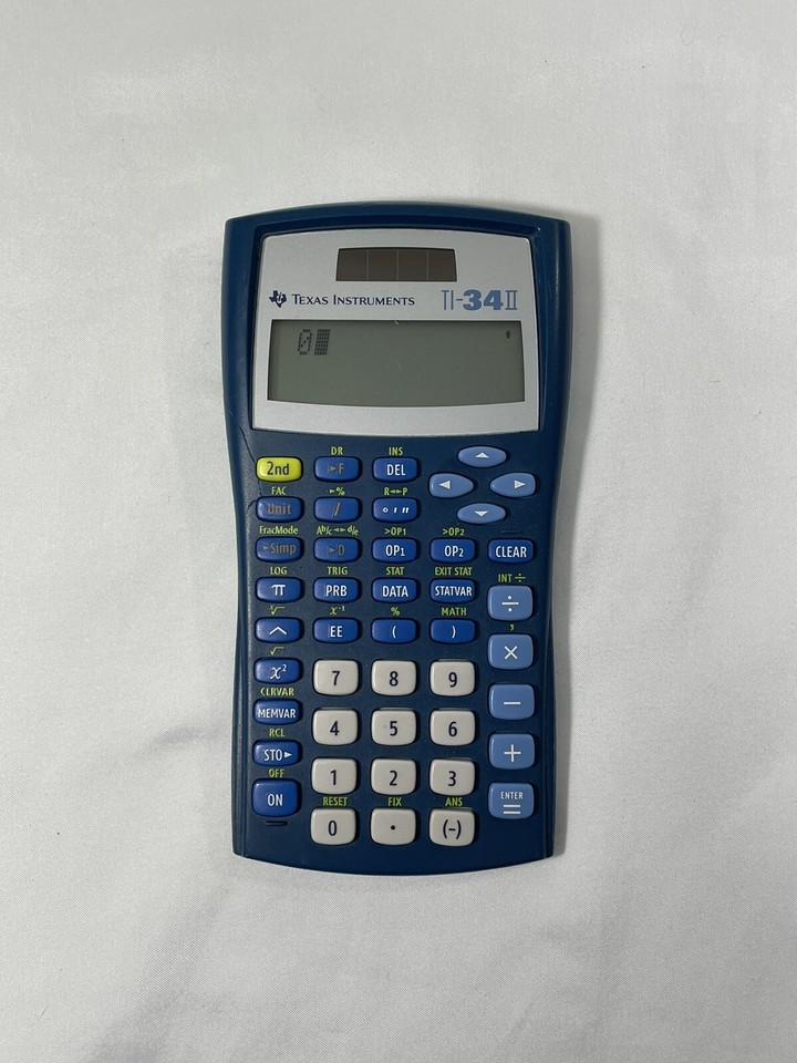 Texas Instruments TI-34 II Scientific Calculator-Tested And Working ...