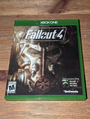 Fallout 4 game for Microsoft Xbox One on Disc 2015 Bethesda Softworks ...