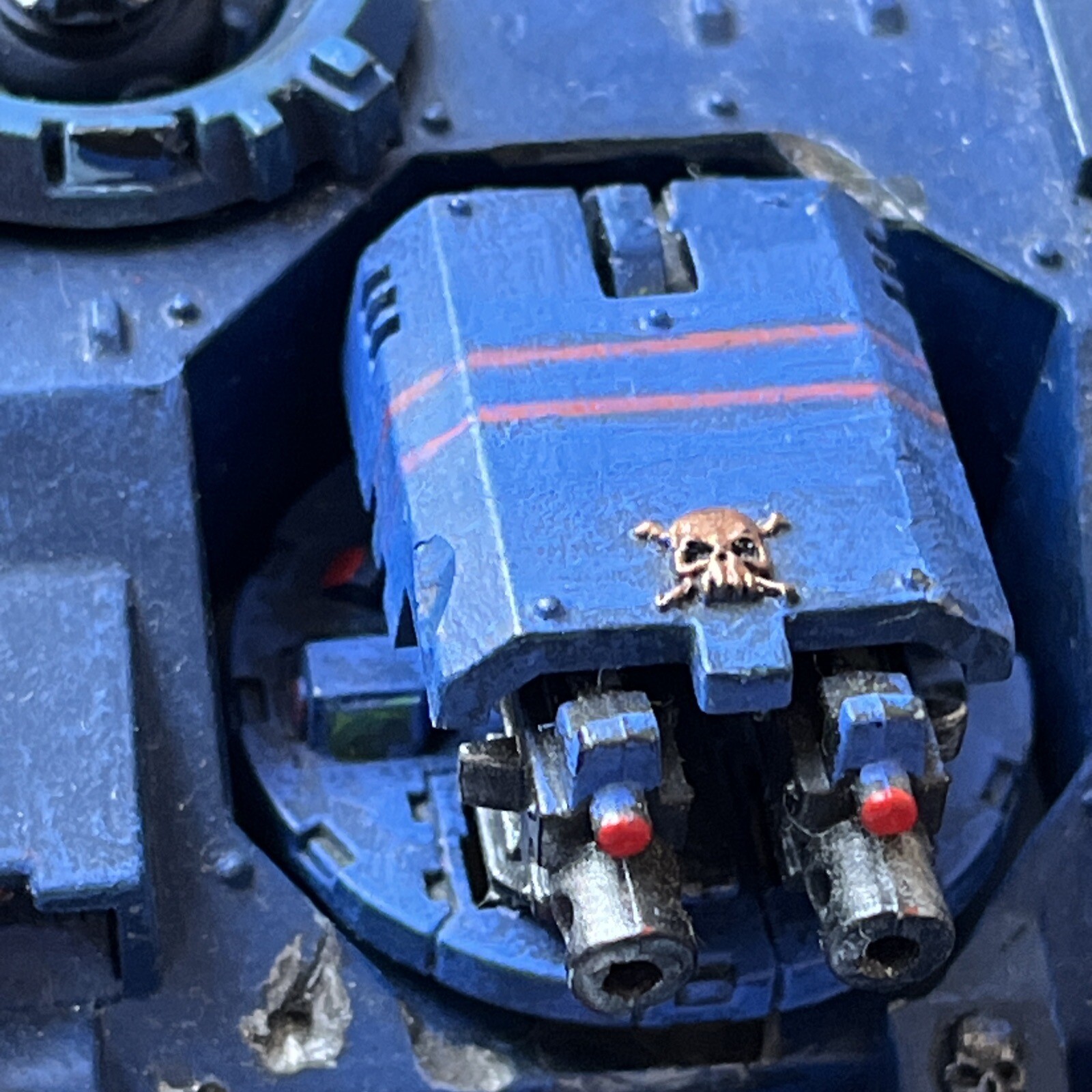 Warhammer 40k Space Marines Land Raider God Hammer Interior Pro-Painted ...