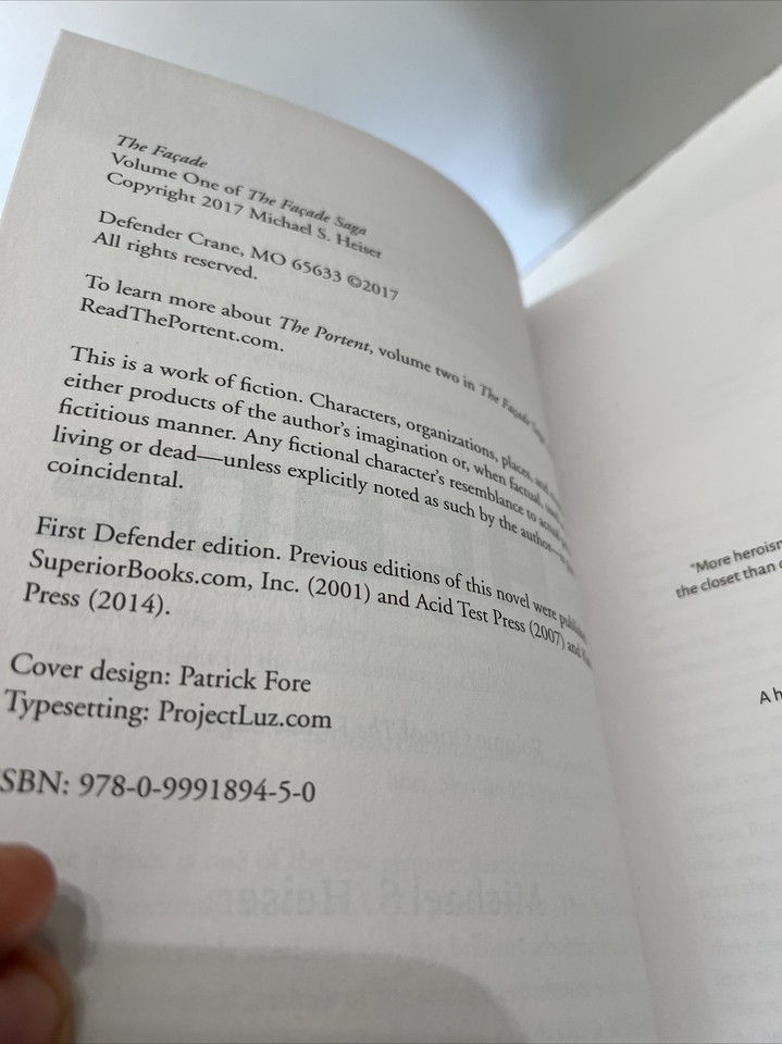 Lot of 2 Dr. Michael S. Heiser Books- Facade Saga Books 1 & 2, The ...