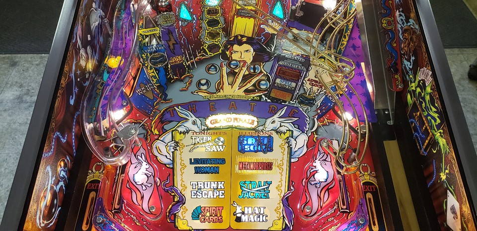 1995 Theater of Magic pinball machine by Midway - fully restored, rare ...