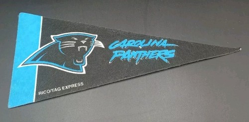 NFL Carolina Panthers 9” x 4” Felt Pennant Mini Flag Rico Tag Express ...